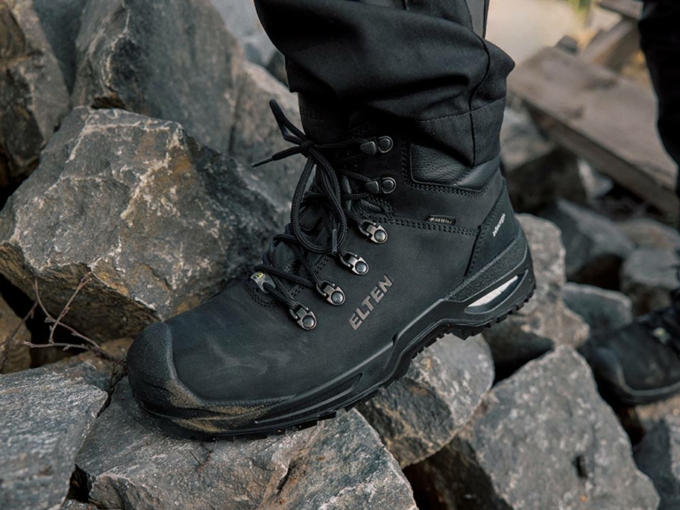 Veilig werken op ladders dankzij laddergrip - ELTEN GmbH